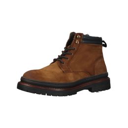 Damen Schn&uuml;rstiefelette "Dockers by Gerli Stiefelette Leder", Dockers by Gerli, Gr. 42, braun, Leder, Schuhe