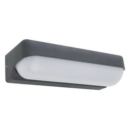 Globo LIGHTING LED Au&szlig;en-Wandleuchte "HONNA", 1 Stk., grau, Leuchten, Au&szlig;enlampe/Lichtschein: abw&auml;rts/ IP54/3000K/anthrazit