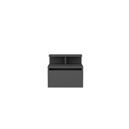 CALICOSY H&auml;ngender Nachttisch ALICE in Anthrazit - (W)39,8 x (H)35 x (L)31,9 cm | Gr.: onesize