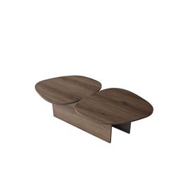 CALICOSY Couchtisch C&Eacute;LESTE in Nussbaum - (W)125 x (H)38 x (L)60 cm | Gr.: onesize