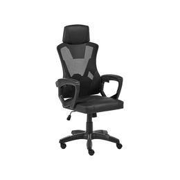 Beliani Gaming Stuhl IGNIS in Schwarz - (W) 60 x (H) 112 x (L) 60 cm | Gr.: onesize