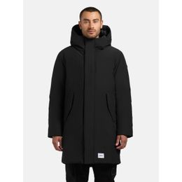 Khujo Herren Wintermantel "Fogg", schwarz, Basic, Gr. M, Obermaterial: 100% Polyester. Innenfutter: 100% Nylon. Wattierung: 100% Polyester, M&auml;ntel,