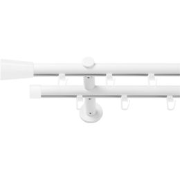 Gardinenstange SN DECO GROUP, L:220cm &Oslash;:19mm, wei&szlig;, Gardinenstangen