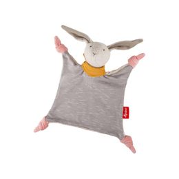 Sigikid Schnuffeltuch Hase Geschenk zur Geburt, Signature Collection in Grau/Rosa | Gr.: onesize
