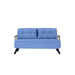 CALICOSY Sofa SANDO in Blau - (W)133 x (H)41 x (L)50 cm | Gr.: onesize