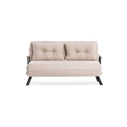 CALICOSY Sofa SANDO in Ecru - (W)133 x (H)41 x (L)50 cm | Gr.: onesize