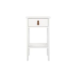 ebuy24 Nachttisch Madrid Wei&szlig; 40 x 35 cm | Gr.: onesize