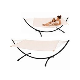 AMANKA H&auml;ngemattengestell Helena + H&auml;ngematte in beige | Gr.: onesize