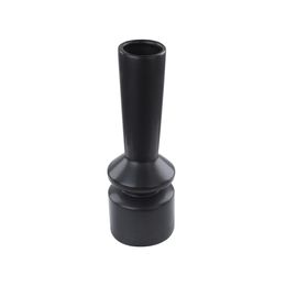 Beliani Blumenvase PEANIA in Schwarz - (W) 10 x (H) 30 x (L) 10 cm | Gr.: onesize