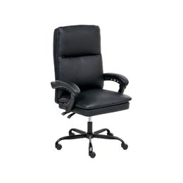 Beliani Chefsessel SERENE in Schwarz - (W) 70 x (H) 105 x (L) 70 cm | Gr.: onesize