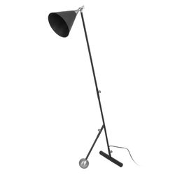 Kayoom Stehlampe Celeste 225 in schwarz - silber | Gr.: onesize