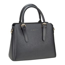 Bugatti Umh&auml;ngetasche Ella Saffiano Bowling Bag M in Black | Gr.: onesize