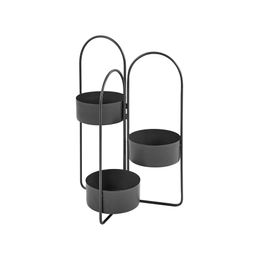 Beliani Indoor Blumentopf COLUTENA in Schwarz - (W) 56 x (H) 75 x (L) 26 cm | Gr.: onesize