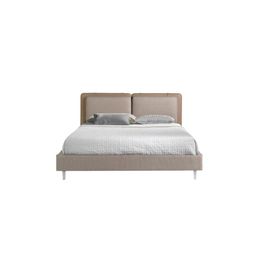 Angel Cerd&aacute; Bett 7154 in Nerz / Grau / Stahl &ndash; (B)217 x (H)222 x (T)100 cm | Gr.: onesize