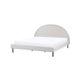 Beliani Doppelbett MARGUT in Grau - (W) 196 x (H) 116 x (L) 214 cm | Gr.: onesize