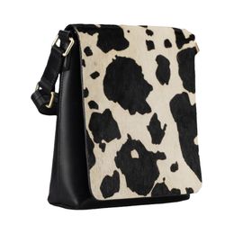 Jost Schultertasche Furry Cow Shoulder Bag S in Black | Gr.: onesize