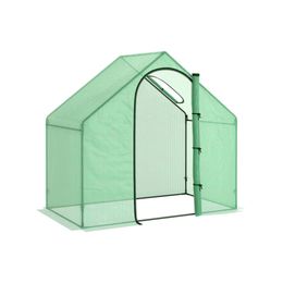 Outsunny Gew&auml;chshaus in Gr&uuml;n 180L x 100B x 168H cm | Gr.: onesize