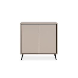 CALICOSY Kommode ARONA in Taupe - (W)90 x (H)90 x (L)38 cm | Gr.: onesize