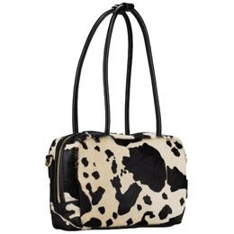 Jost Umh&auml;ngetasche Furry Cow Bowling Bag M in Black | Gr.: onesize