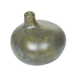 Beliani Dekovase KLANG in Grau/Gold - (W) 19 x (H) 18 x (L) 17 cm | Gr.: onesize