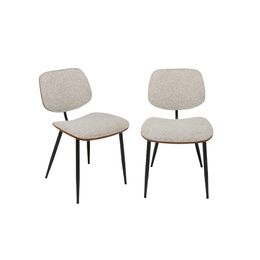 Signature 2er-Set Stuhl OLYMPIA in Beige - (W)46 x (H)76,5 x (L)45 cm | Gr.: onesize