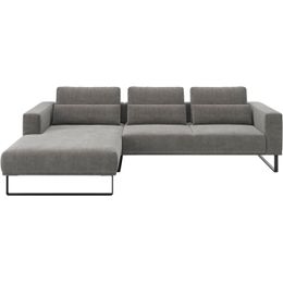 Ecksofa Musterring, B:292cm H:88cm T:185cm, grau, 100% Polyester, Wohnzimmer, Sofas, "JUSTB PM100, stilvoller Lounge-Komfort von Musterring",