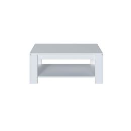 CALICOSY Couchtisch AMBIT in Wei&szlig; - (W)102 x (H)43 x (L)50 cm | Gr.: onesize