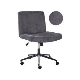 Beliani B&uuml;rostuhl GEDDES in Grau/Schwarz - (W) 59 x (H) 85 x (L) 71 cm | Gr.: onesize