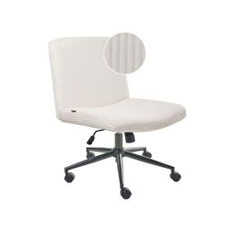 Beliani B&uuml;rostuhl GEDDES in Wei&szlig;/Schwarz - (W) 59 x (H) 85 x (L) 71 cm | Gr.: onesize