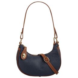 Samantha Look Handtasche echt Leder in blau | Gr.: onesize