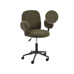 Beliani B&uuml;rostuhl MORAGA in Gr&uuml;n/Schwarz - (W) 58 x (H) 80 x (L) 58 cm | Gr.: onesize