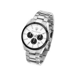 Multifunktion-Armbanduhr Maserati Attrazione silber gro&szlig; (ca. 43mm) | Gr.: onesize