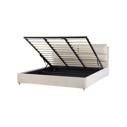 Beliani Doppelbett BATILLY in Beige - (W) 194 x (H) 105 x (L) 224 cm | Gr.: onesize