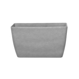 Beliani Outdoor Blumentopf BARIS in Grau - (W) 74 x (H) 45 x (L) 32 cm | Gr.: onesize