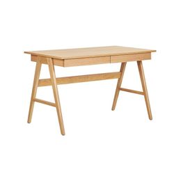 Beliani Schreibtisch SHESLAY in Braun - (W) 120 x (H) 75 x (L) 70 cm | Gr.: onesize