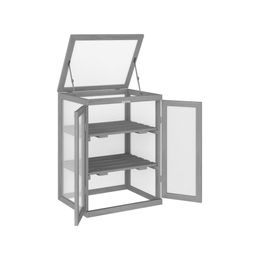 Outsunny Gew&auml;chshaus in Dunkelgrau 58L x 44B x 78H cm | Gr.: onesize