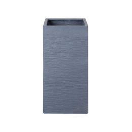 Beliani Outdoor Blumentopf DION in Grau - (W) 33 x (H) 70 x (L) 33 cm | Gr.: onesize