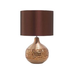 Beliani Tischleuchten YAKIMA in Braun/Gold - (W) 28 x (H) 43 x (L) 28 cm | Gr.: onesize
