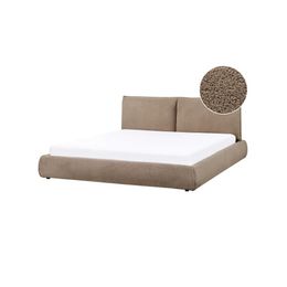 Beliani Doppelbett VINAY in Braun - (W) 196 x (H) 90 x (L) 233 cm | Gr.: onesize