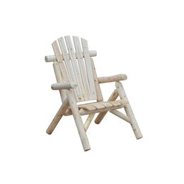 Outsunny Adirondack Gartenstuhl in Natur 83L x 68B x 101H cm | Gr.: onesize