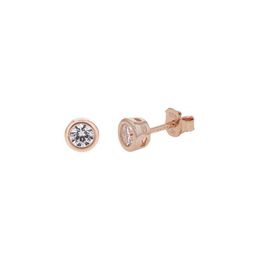 Tom Tailor Ohrstecker Silber 925, rhodiniert in ros&eacute;farben | Gr.: onesize