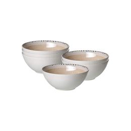 Ritzenhoff & Breker Ritzenhoff & Breker 6er Set M&uuml;slischalen Natura &oslash; 16,5 cm in Creme | Gr.: onesize