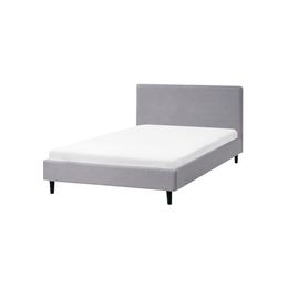 Beliani Doppelbett FITOU in Grau/Braun - (W) 130 x (H) 87 x (L) 214 cm | Gr.: onesize