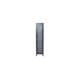 ebuy24 Vitrinenschrank Acero Schwarz 35 x 35 cm | Gr.: onesize