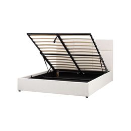 Beliani Doppelbett LAGORD in Wei&szlig;/Schwarz - (W) 170 x (H) 84 x (L) 214 cm | Gr.: onesize