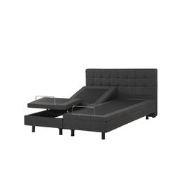 Beliani Doppelbett DUKE in Grau - (W) 161 x (H) 102 x (L) 216 cm | Gr.: onesize