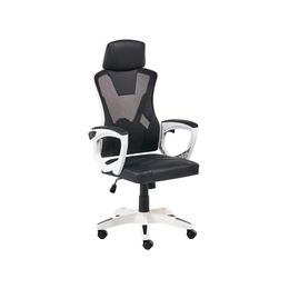 Beliani Gaming Stuhl IGNIS in Schwarz/Wei&szlig; - (W) 60 x (H) 112 x (L) 60 cm | Gr.: onesize