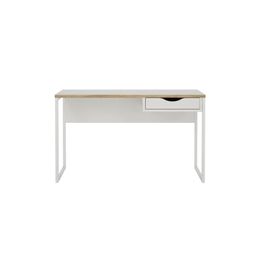 CALICOSY Schreibtisch FUNCTION in Wei&szlig; - (W)130 x (H)76,8 x (L)48,4 cm | Gr.: onesize