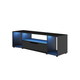CALICOSY TV-M&ouml;bel HACK in Schwarz - (W)163 x (H)48 x (L)45 cm | Gr.: onesize