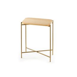 CALICOSY Beistelltisch JAMIE in Gold - (W)40 x (H)56 x (L)26 cm | Gr.: onesize